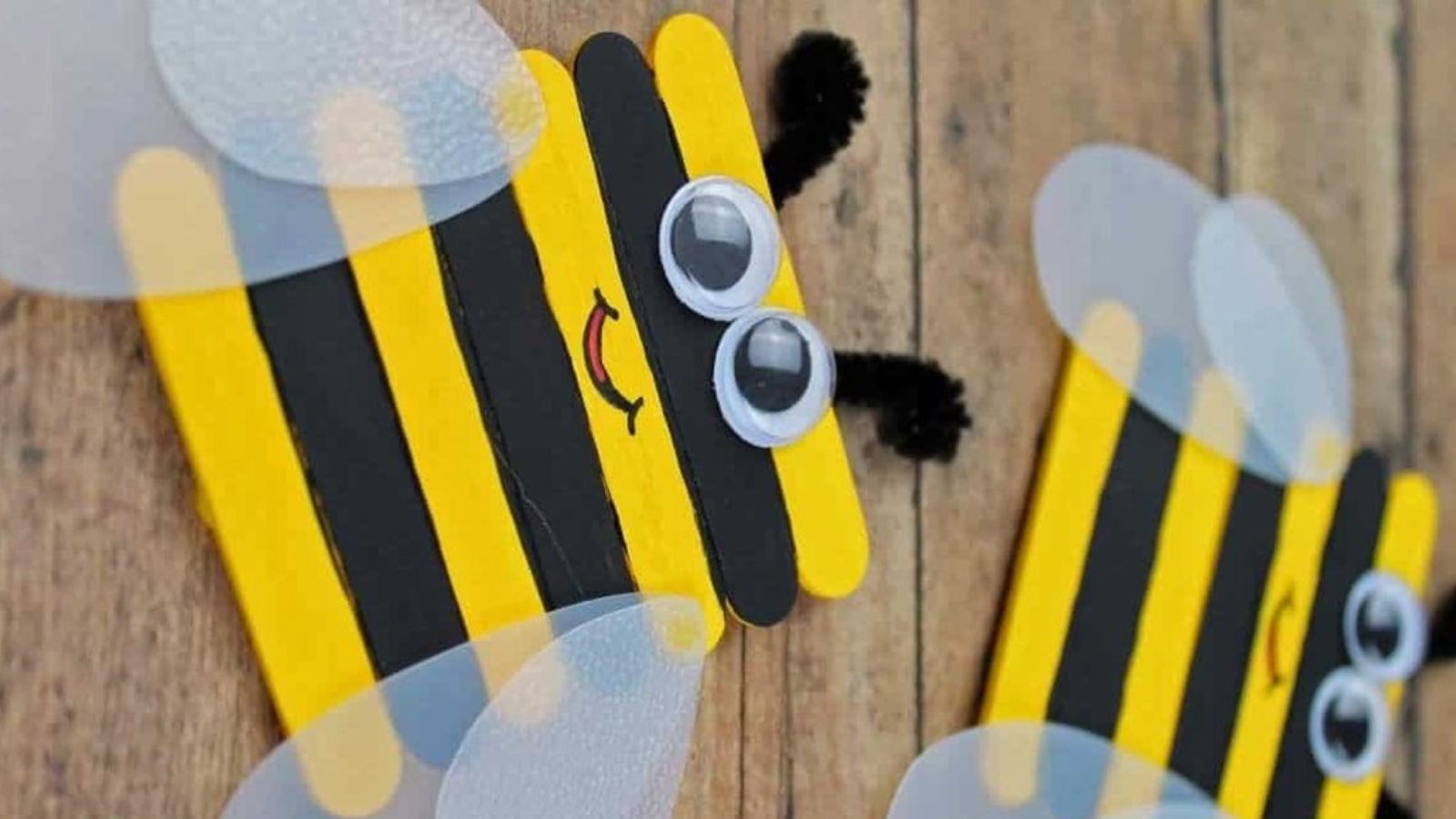Kids DIY Activities: Paddle Pop Stick Bees | Your ELC